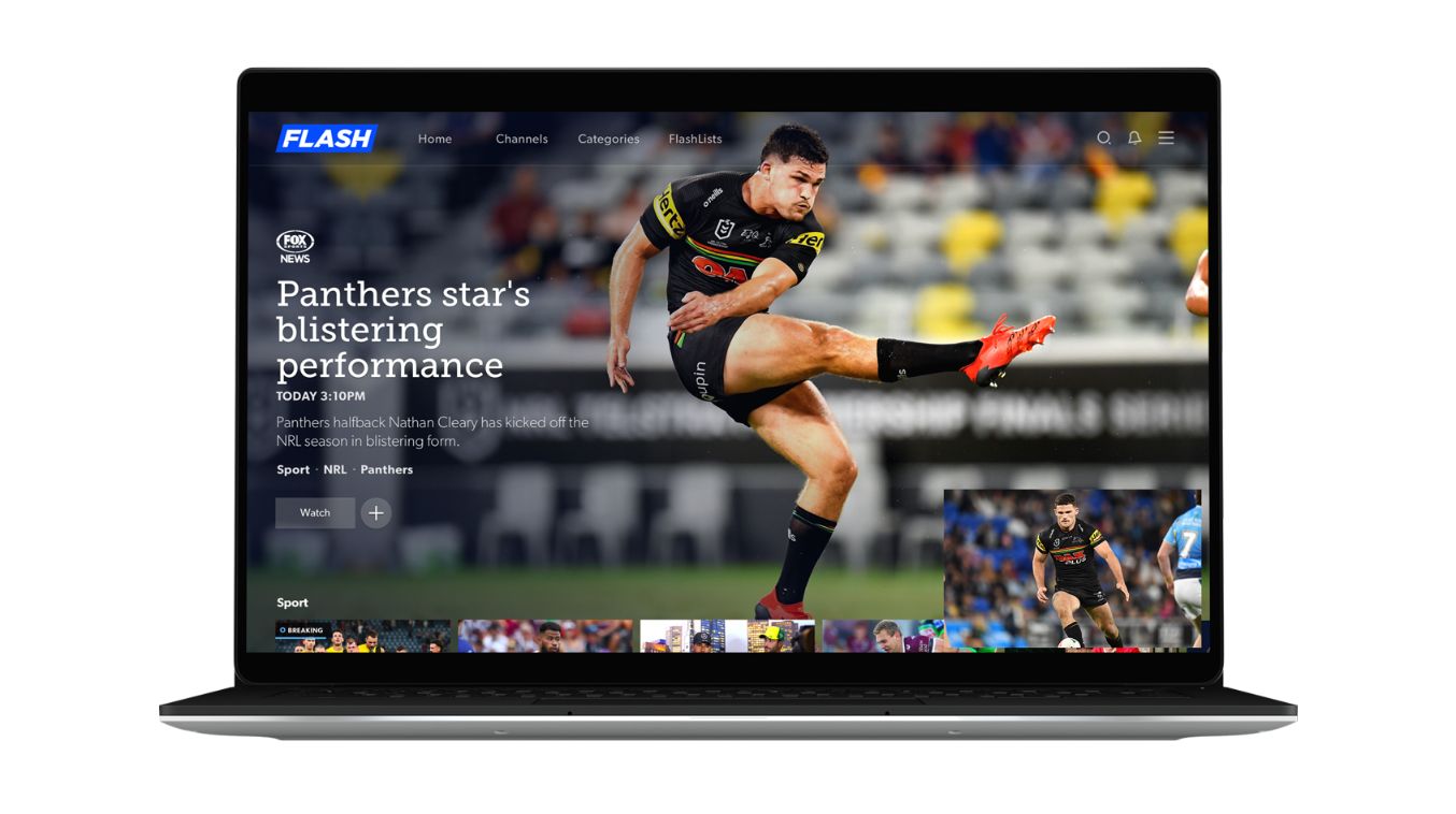 What is the pop-out feature on Flash?